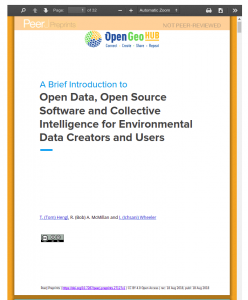 A brief introduction to Open Data - OpenGeoHub Foundation: Connect ...